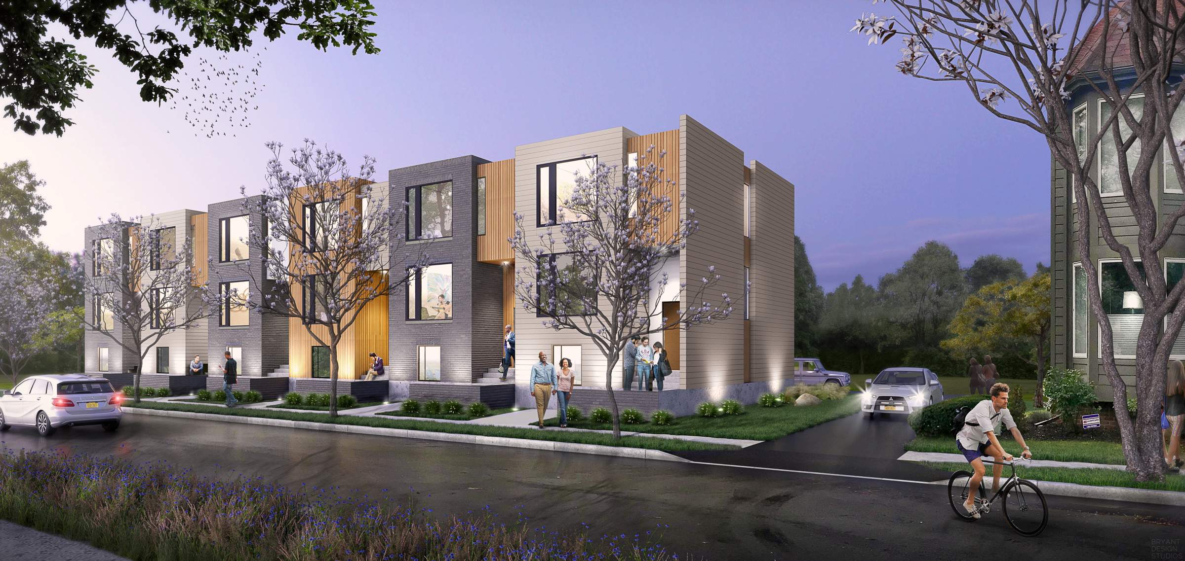 Broadway Townhouses > Work > CJS Architects - Buffalo, NY - Rochester, NY